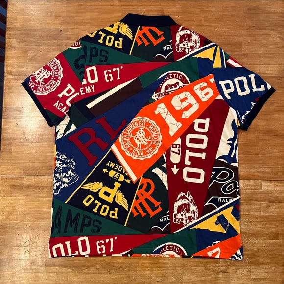 Polo Ralph Lauren | Shirts | Polo Ralph Lauren Collegiate Pennant Flag ...